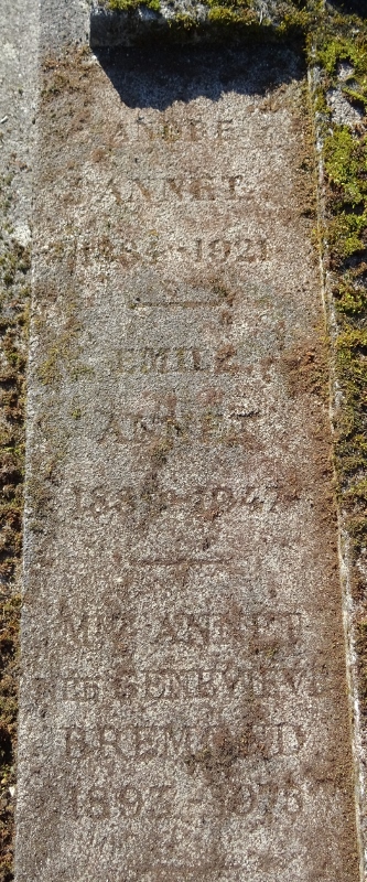 Cimetière du Père Lachaise - APPL - ANNET Armand André (1856-1928)