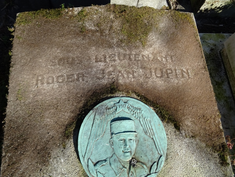 Cimetière du Père Lachaise - APPL - JUPIN Roger Jean (1886-1917)