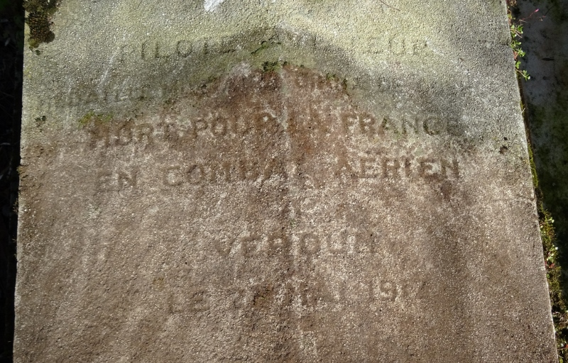 Cimetière du Père Lachaise - APPL - JUPIN Roger Jean (1886-1917)