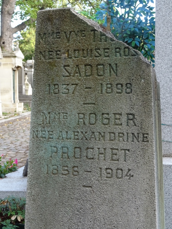 Cimetière du Père Lachaise - APPL - THOMAS Louis (1846-1893)