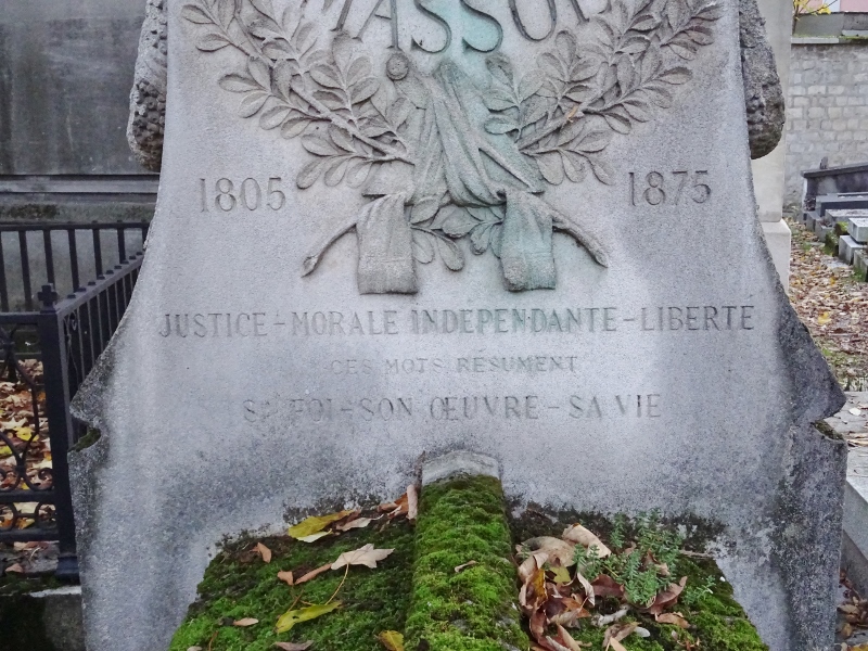 Cimetière du Père Lachaise - APPL - MASSOL Marie Alexandre (1805-1875)