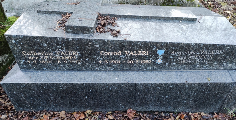 Cimetière du Père Lachaise - APPL - VALERI Conrad (1902-1987)