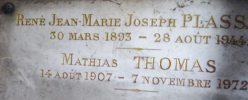 Cimetière du Père Lachaise - APPL - THOMAS Geneviève Jenny Jeanne (1896 ...