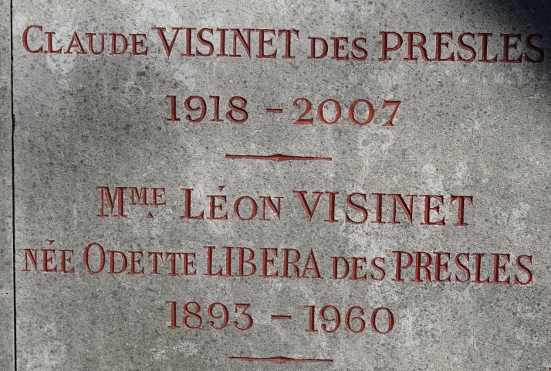 Cimetière du Père Lachaise - APPL - VISINET Georges (1845-1914)
