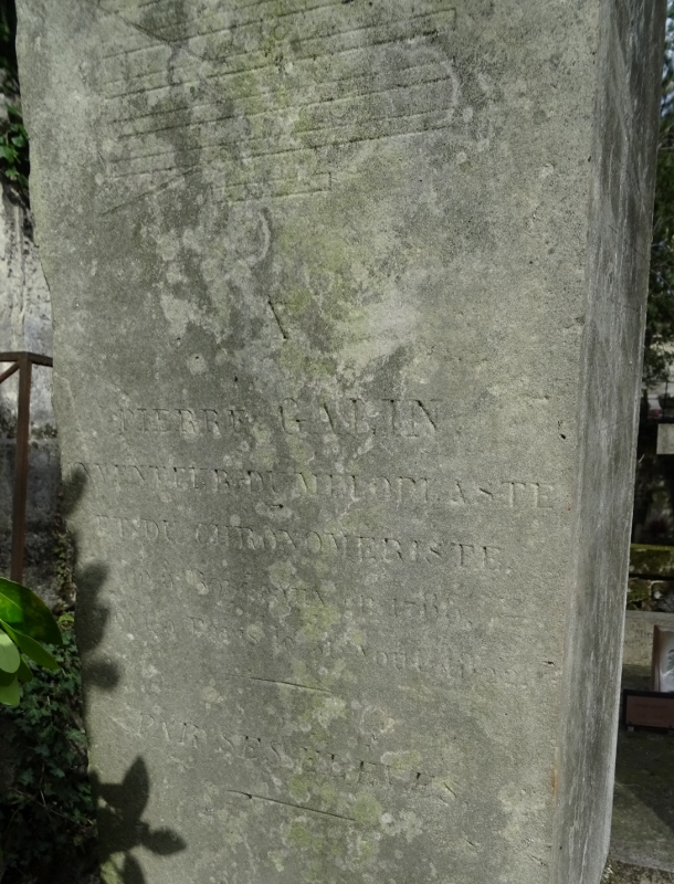 Cimetière du Père Lachaise - APPL - GALIN Pierre (1786-1821)