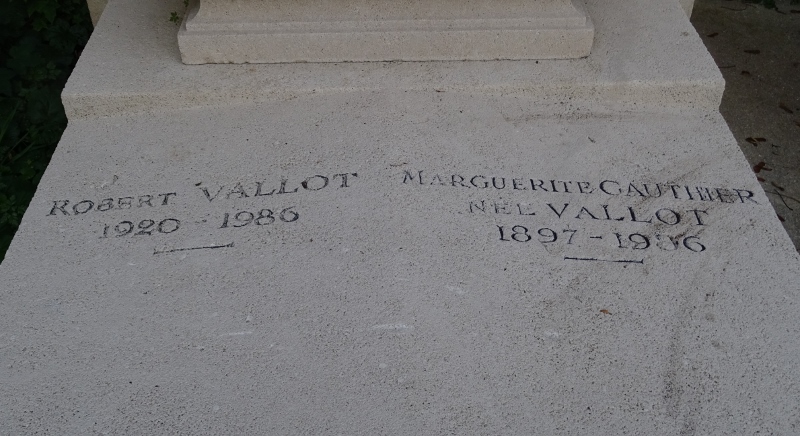 Cimetière du Père Lachaise - APPL - VALLOT Henri (1853-1922)