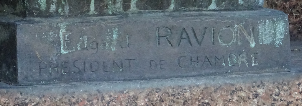 Cimetière du Père Lachaise - APPL - RAVION Edgar (1885-1954)