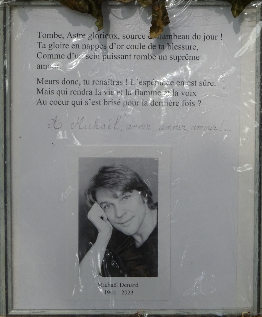 Cimetière du Père Lachaise - APPL - DENARD Michael (1944-2023)