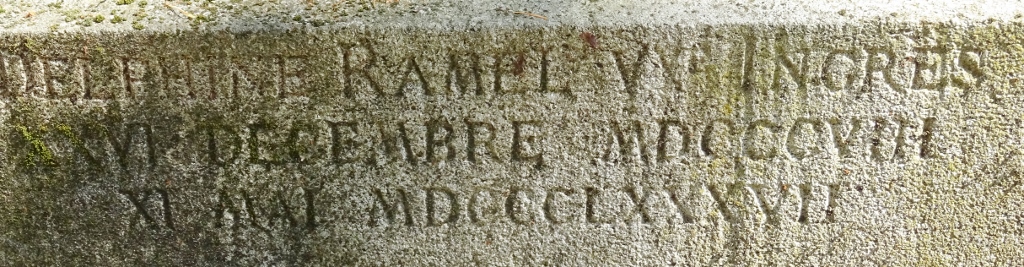 Cimetière du Père Lachaise - APPL - INGRES Delphine, née RAMEL (1808-1887)