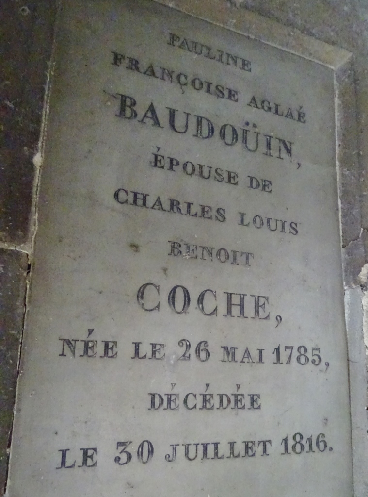 Cimetière du Père Lachaise - APPL - CAROUGE de NANTELLE Marie Madeleine ...