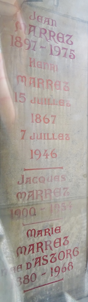 Cimetière du Père Lachaise - APPL - MARRET Henri (1867-1946)