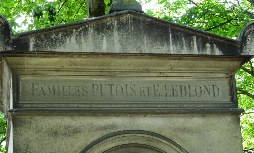Cimetière du Père Lachaise - APPL - LEBLOND Roger Jacques (1892-1906)