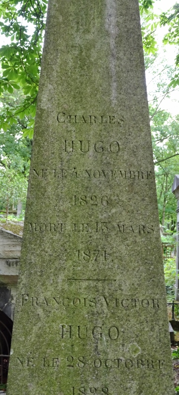 Cimetière du Père Lachaise - APPL - HUGO Joseph Léopold Sigisbert ...