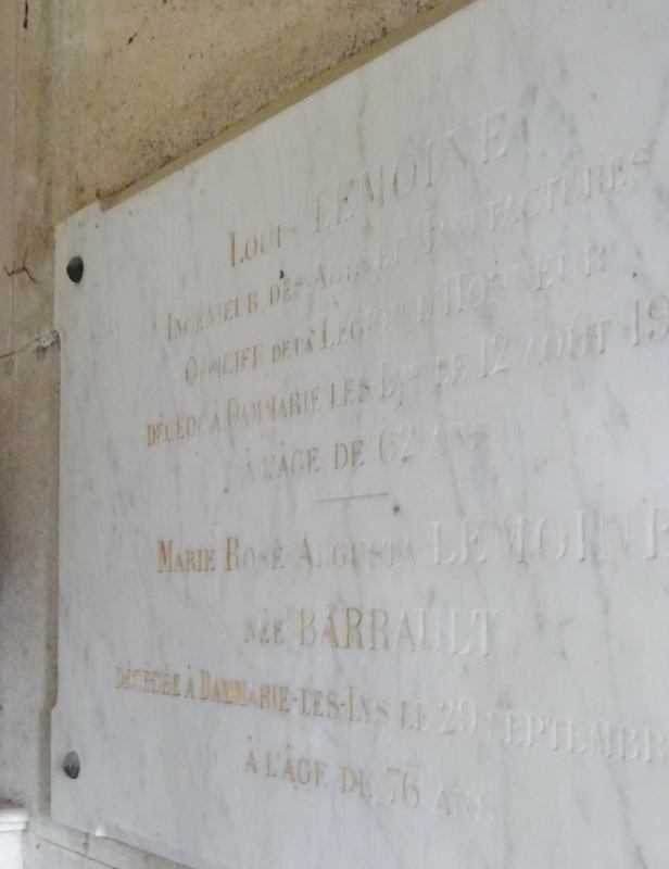 Cimetière du Père Lachaise - APPL - LEMOINE Louis (1853-1915)