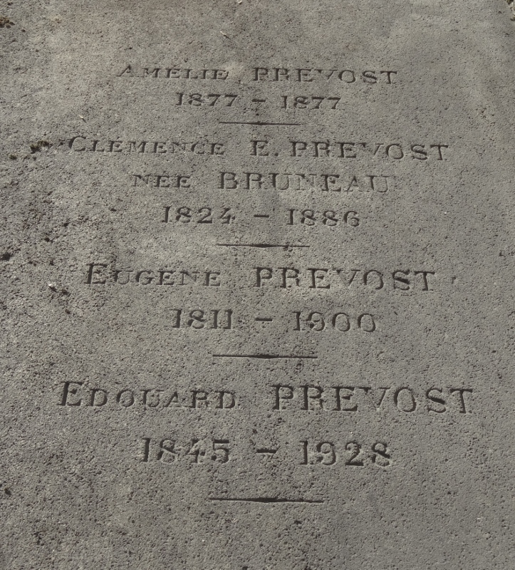 Cimetière du Père Lachaise - APPL - PREVOST Eugène (1811-1900)