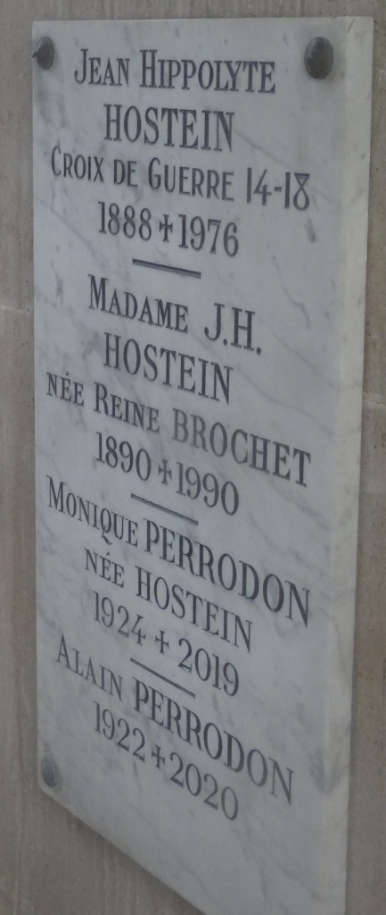 Cimetière du Père Lachaise - APPL - HOSTEIN Emmanuel Antony Hippolyte ...