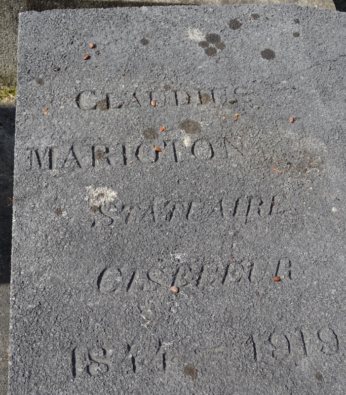 Cimetière du Père Lachaise - APPL - MARIOTON Claude, dit Claudius (1844-1919)
