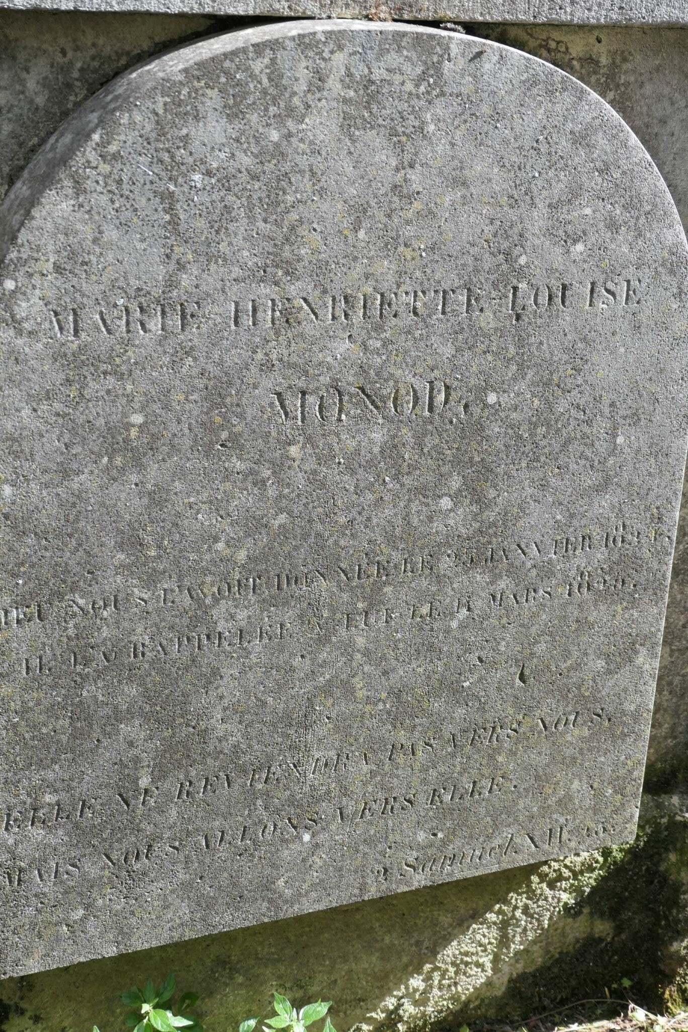 Cimetière du Père Lachaise - APPL - MONOD Jean (1765-1830)