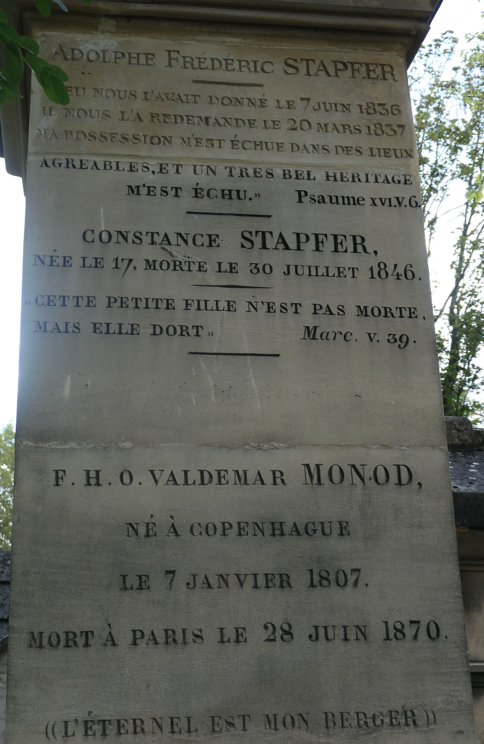 Cimetière du Père Lachaise - APPL - MONOD Jean (1765-1830)