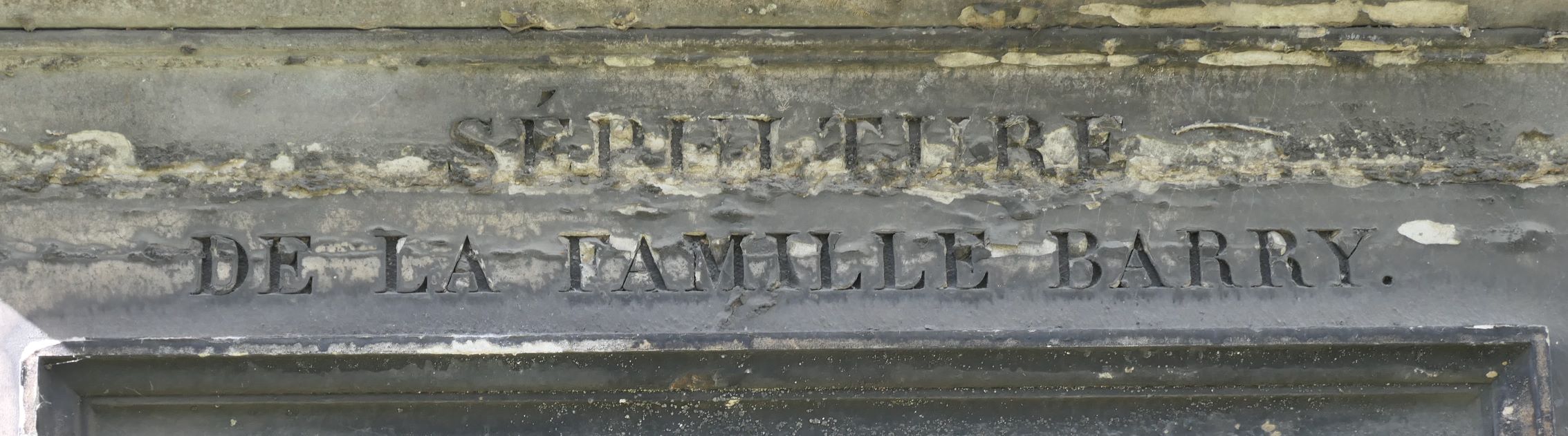 Cimetière du Père Lachaise - APPL - BARRY Ernest (1852-1899)