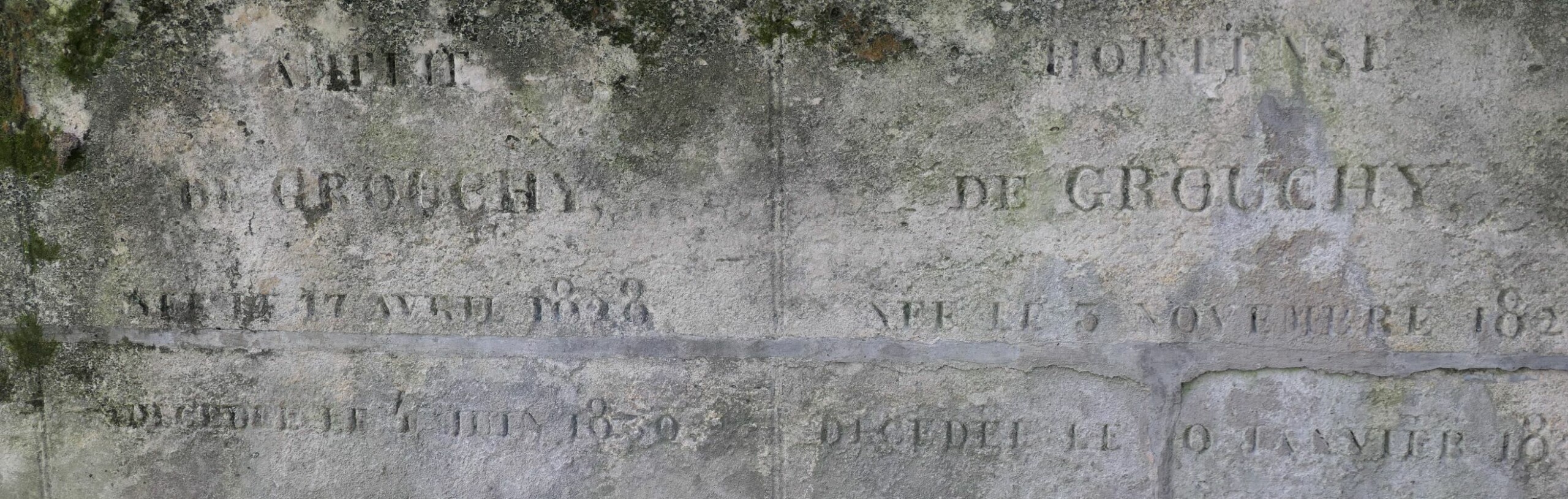 Cimetière du Père Lachaise - APPL - GROUCHY Alphonse Frédéric Emmanuel ...