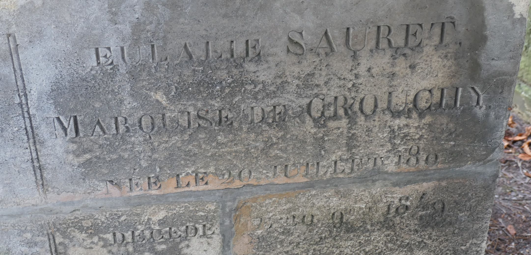 Cimetière du Père Lachaise - APPL - GROUCHY Alphonse Frédéric Emmanuel ...