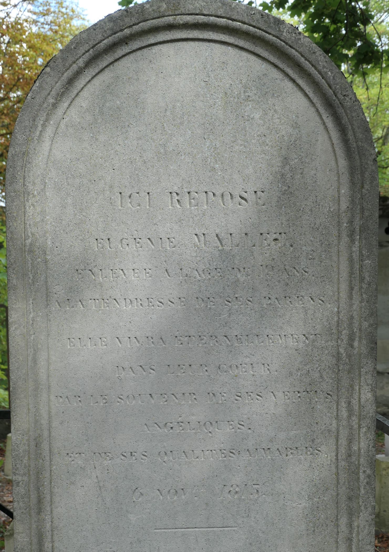 Cimetière du Père Lachaise - APPL - MALLET Guillaume, baron (1747-1826)