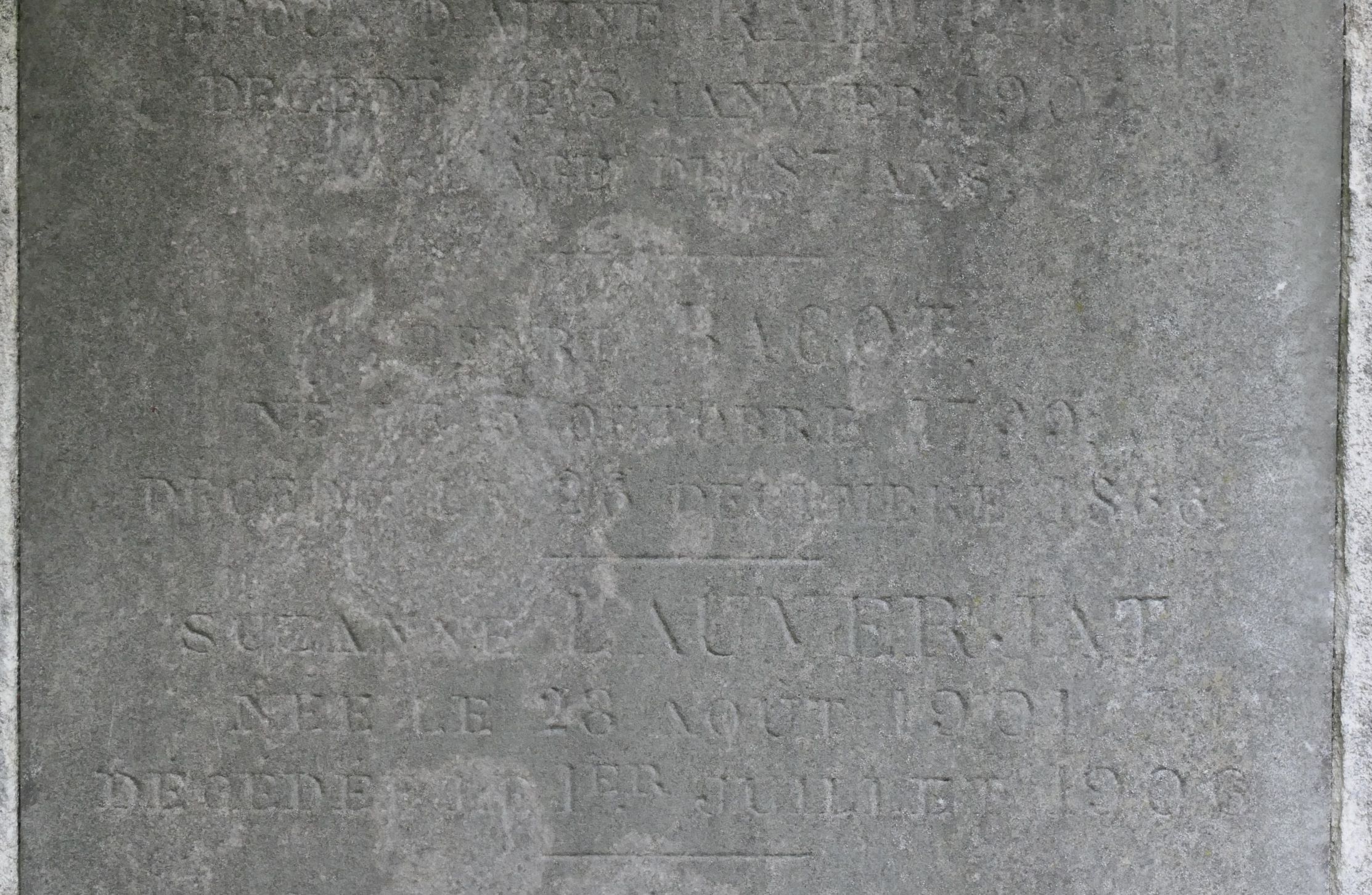 Cimetière du Père Lachaise - APPL - BACOT Pierre Henri (1816-1904)