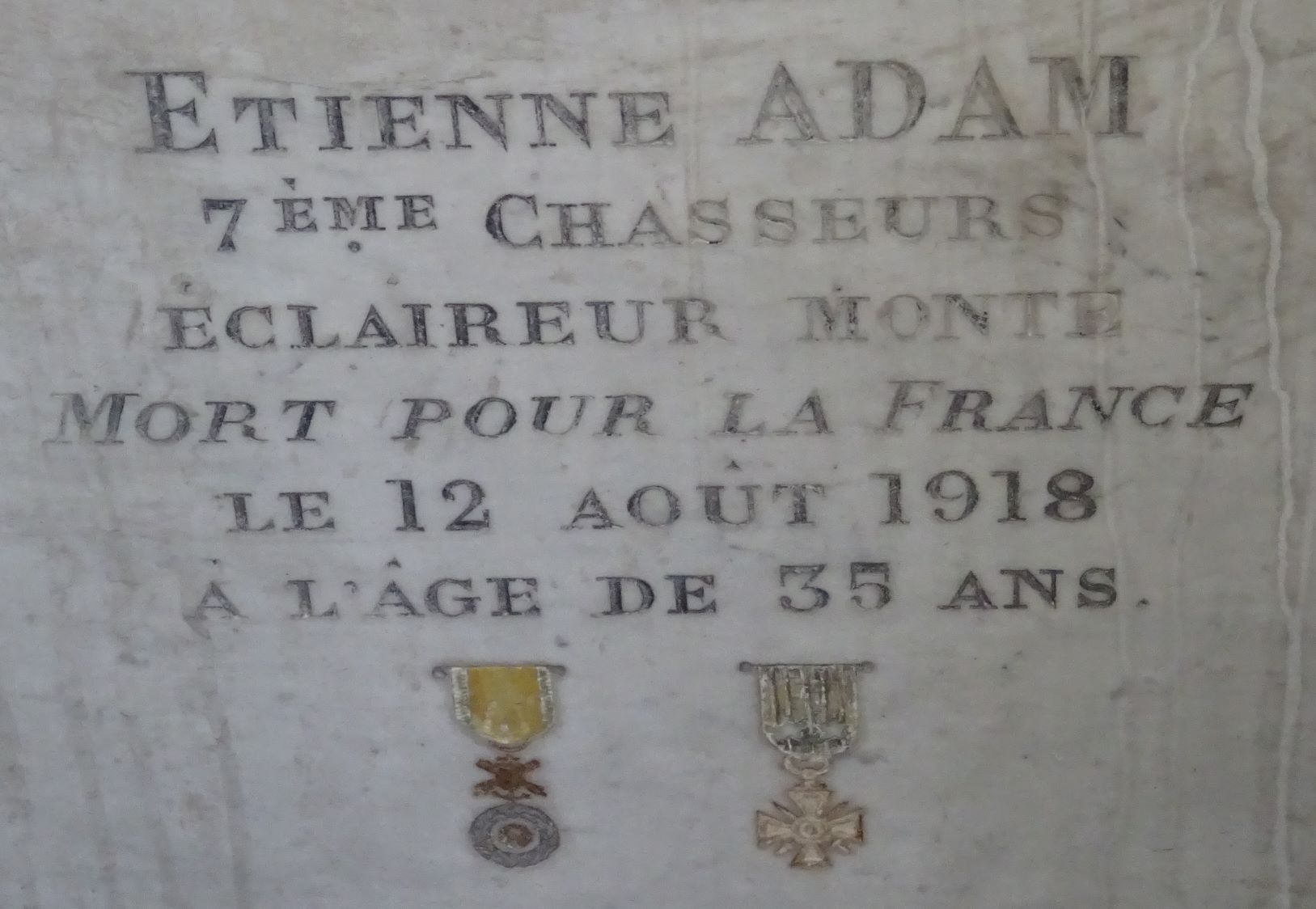 Cimetière du Père Lachaise - APPL - ADAM Louis (1854-1915)