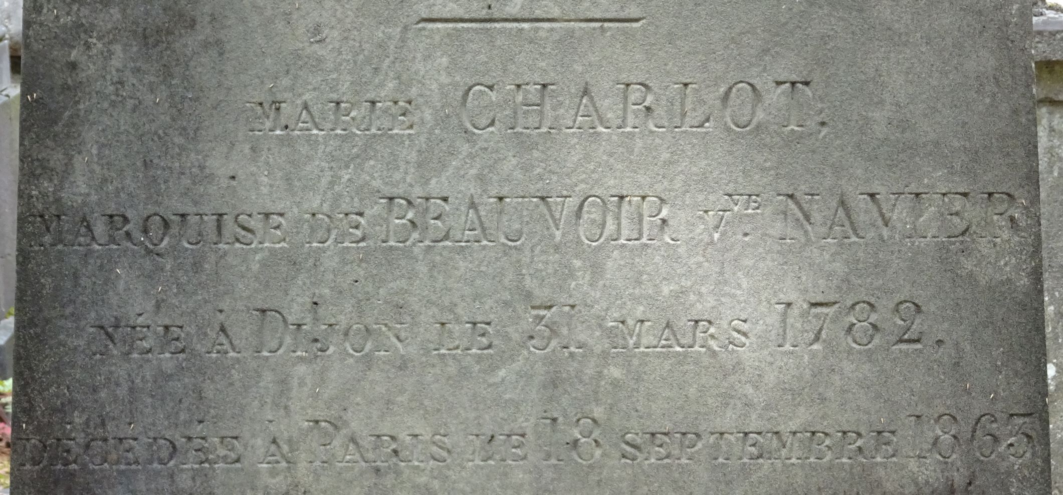 Cimetière du Père Lachaise - APPL - NAVIER Henri (1785-1836)