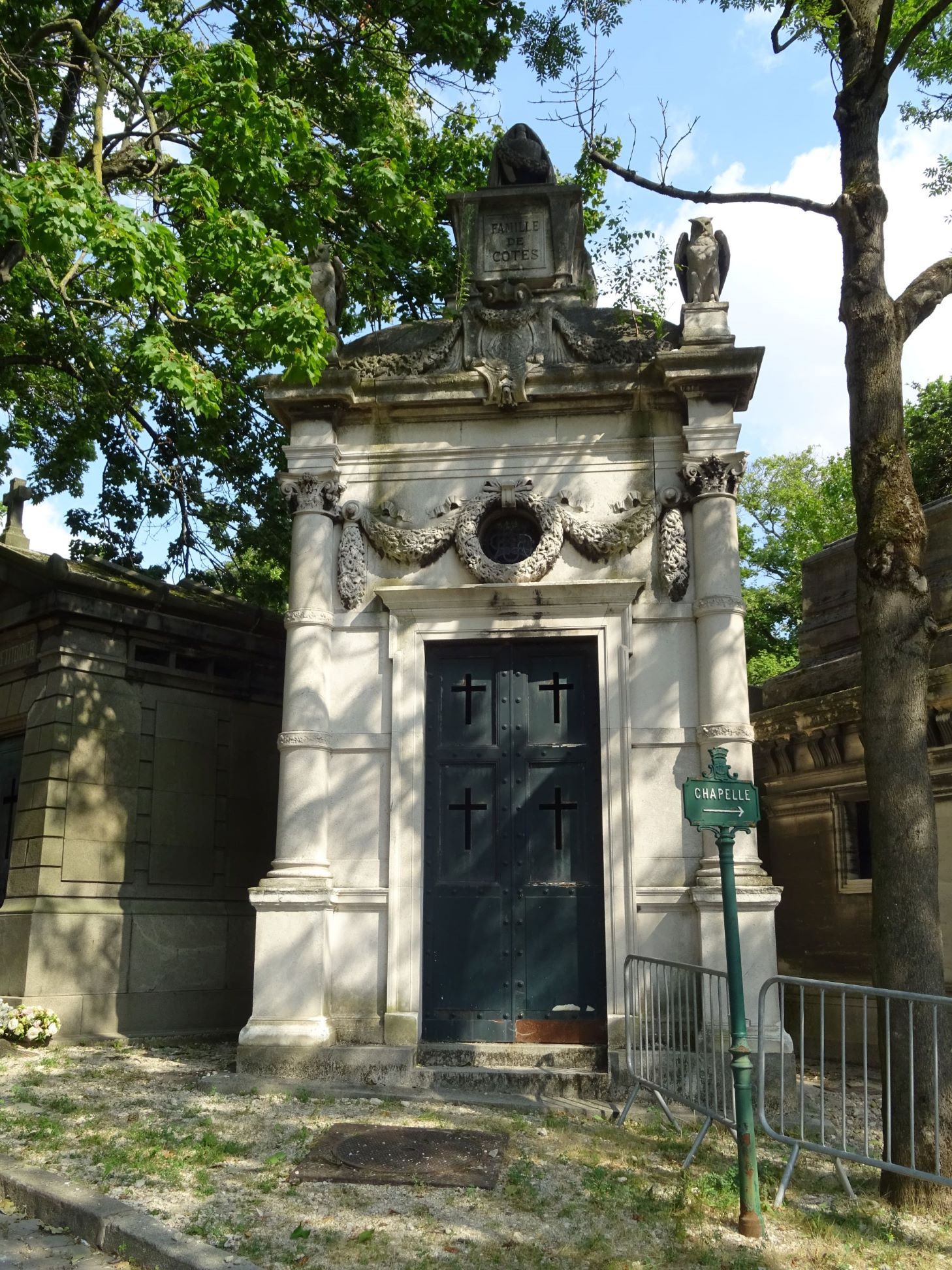Cimetière du Père Lachaise - APPL - COTES Manuel Maria (1809-1871)