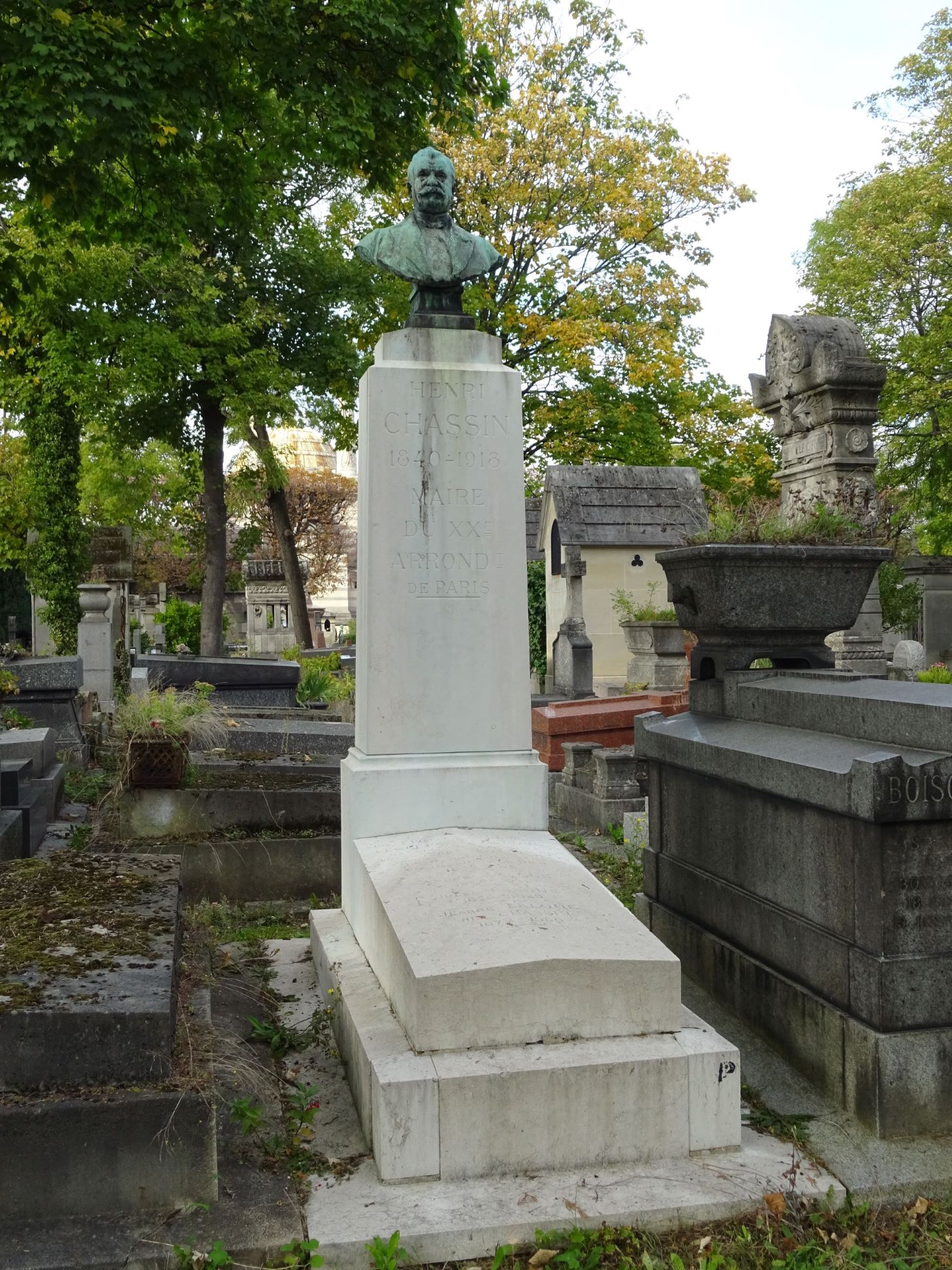 Cimetière du Père Lachaise - APPL - CHASSIN Henri (1840-1918)