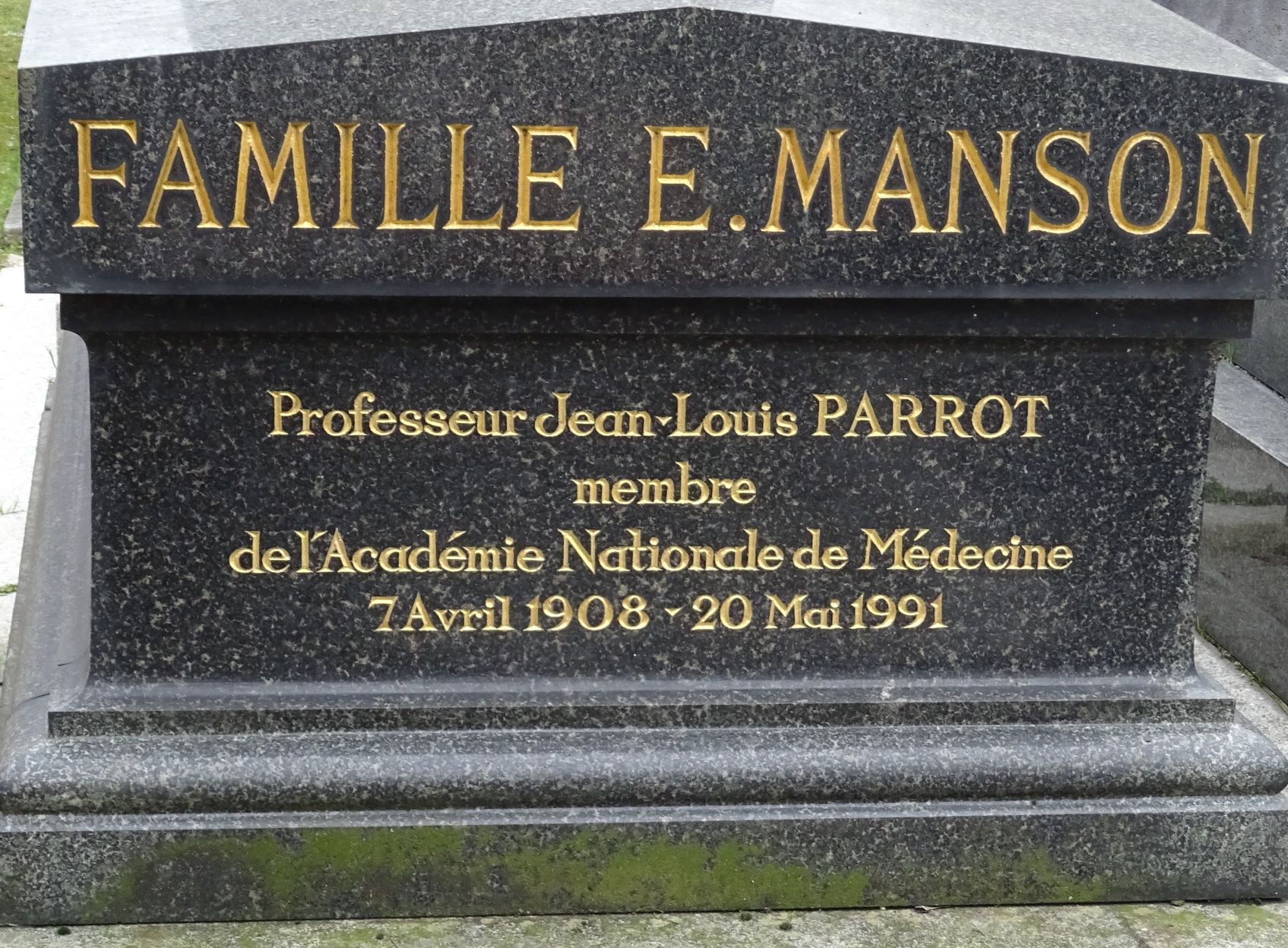 Cimetière du Père Lachaise - APPL - PARROT Jean Louis (1908-1991)