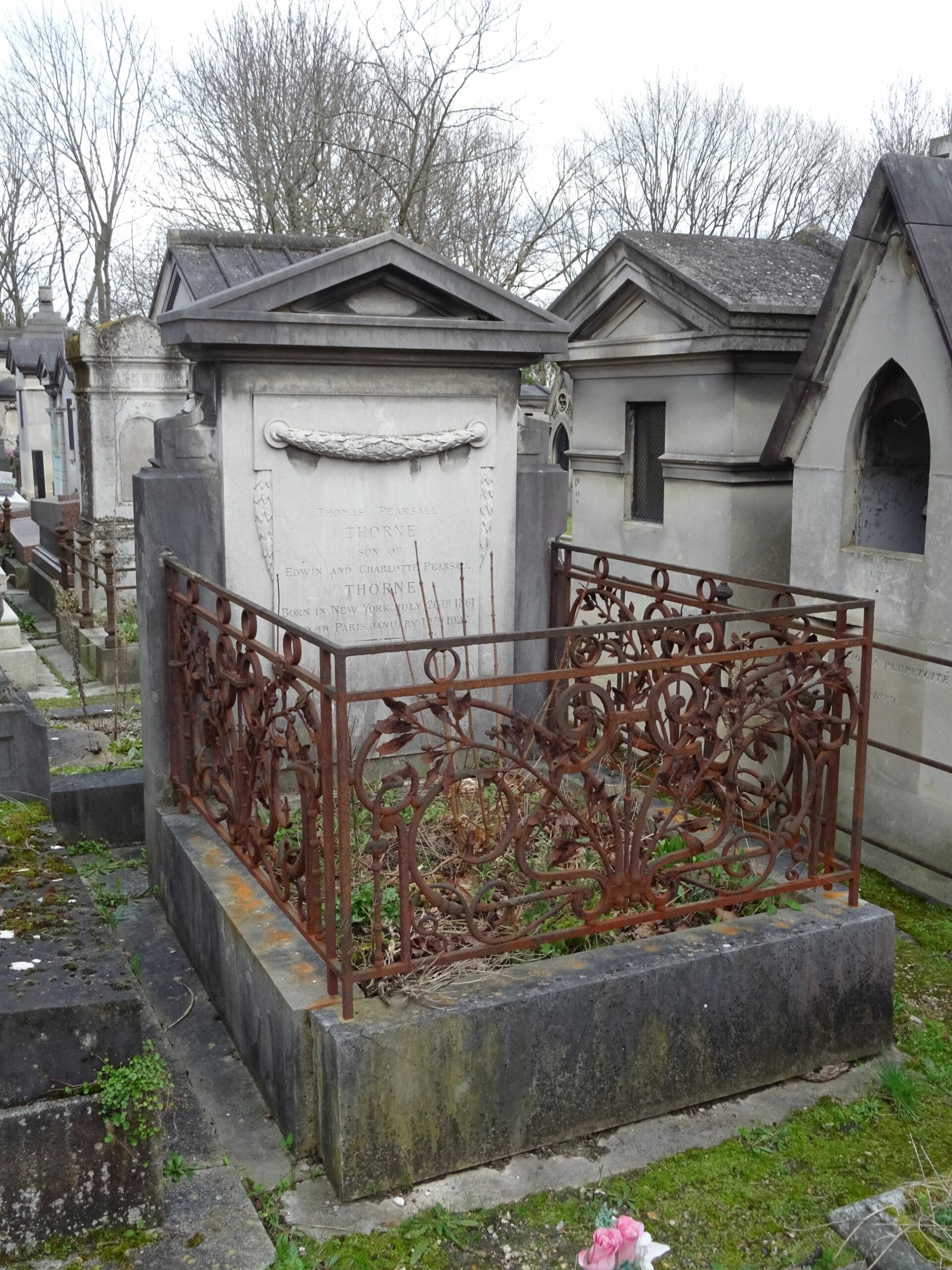 Cimetière du Père Lachaise - APPL - THORNE Thomas Pearsall (1861-1922)