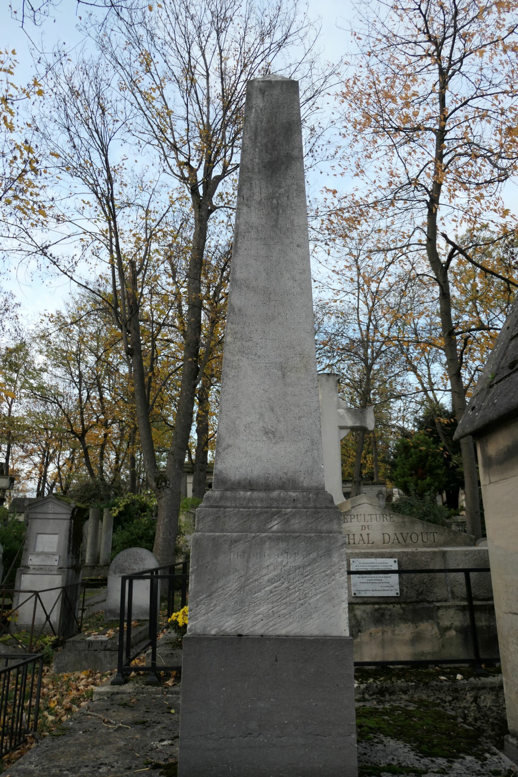 Cimetière du Père Lachaise - APPL - BURTHE D'ANNELET André, baron (1772 ...