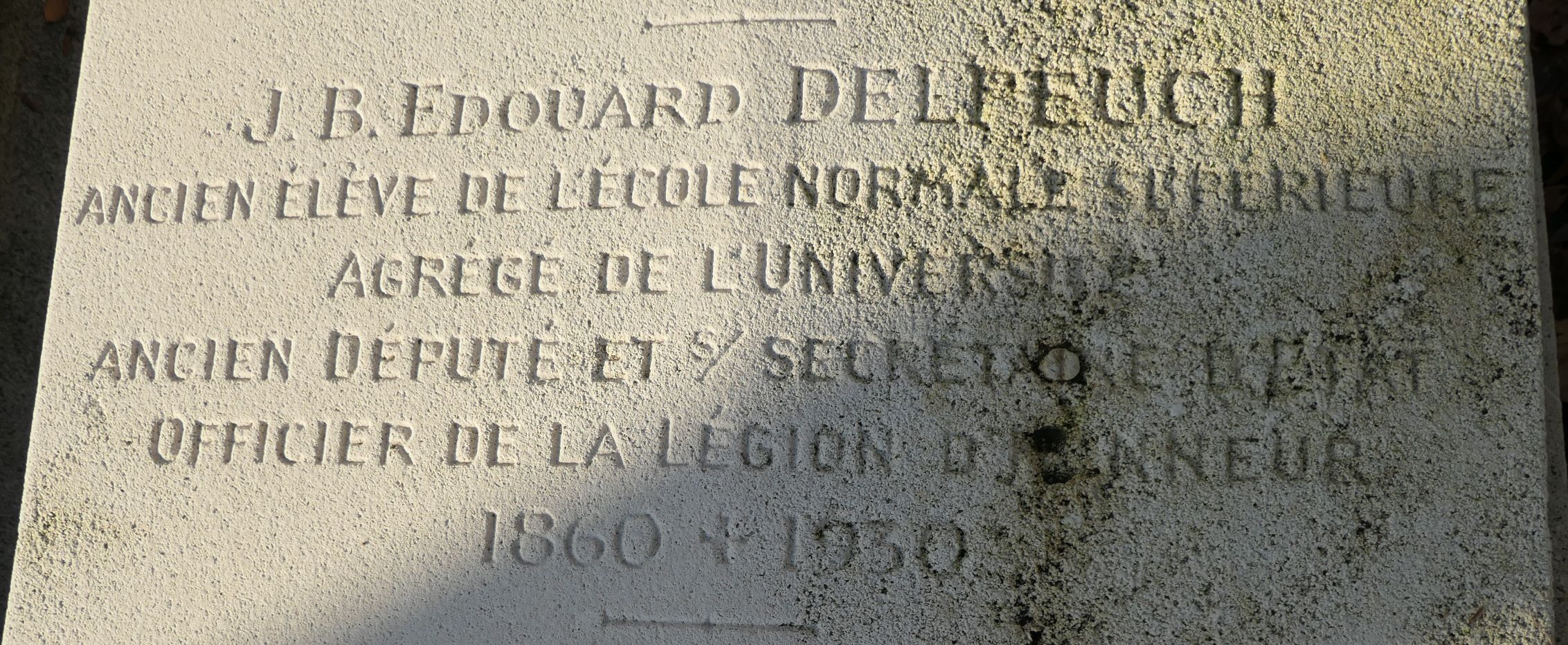 Cimetière du Père Lachaise - APPL - DELPEUCH Edouard (1860-1930)