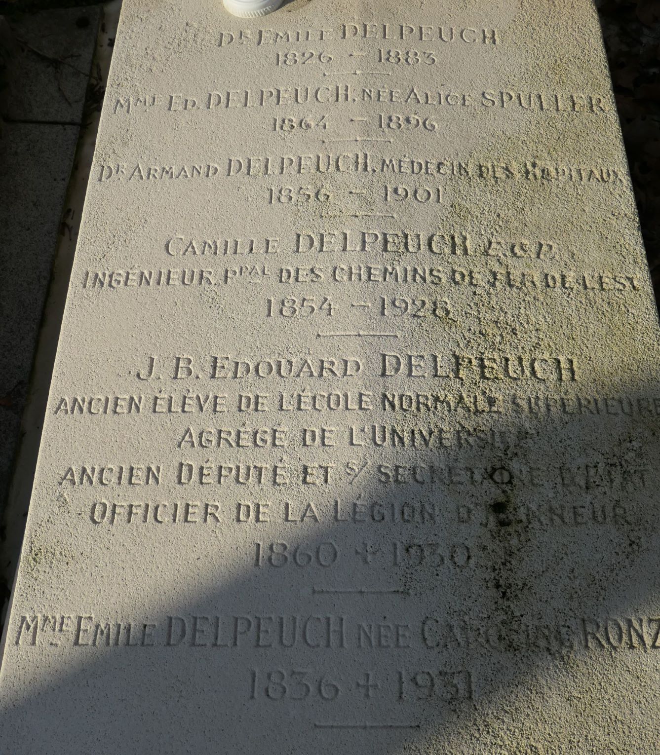 Cimetière du Père Lachaise - APPL - DELPEUCH Edouard (1860-1930)