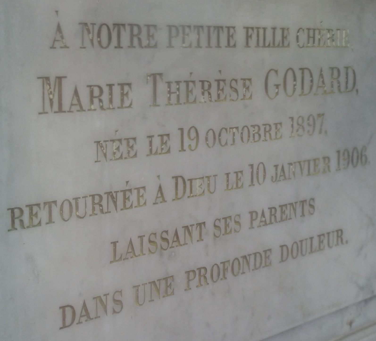 Cimetière du Père Lachaise - APPL - GODARD Benjamin (1856-1935)