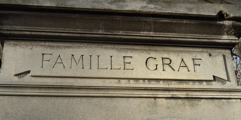 Cimetière du Père Lachaise - APPL - GRAF Eugène (1835-1917)