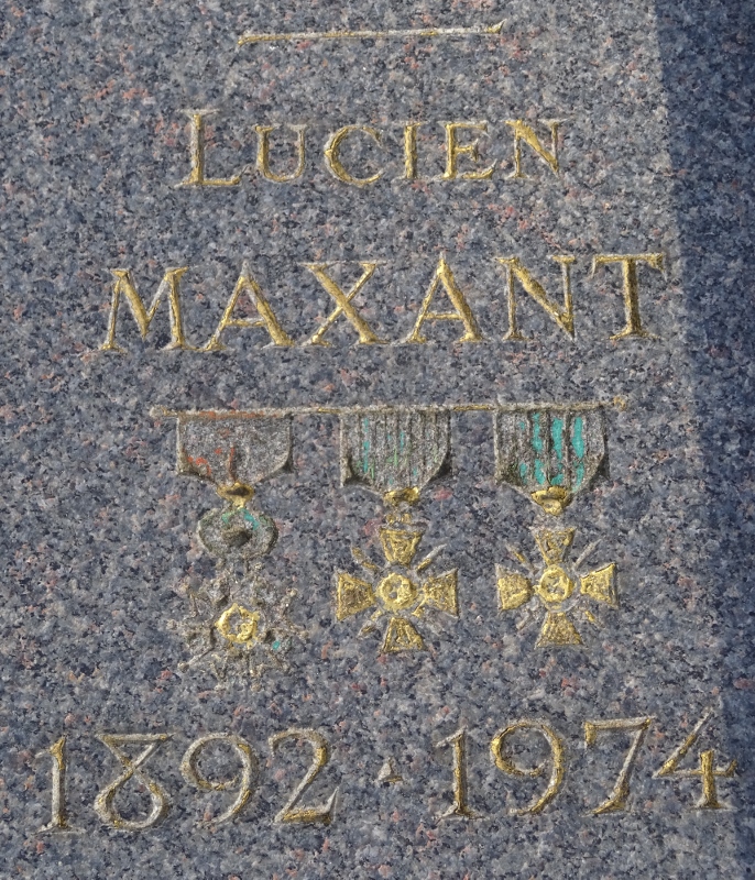 Cimetière du Père Lachaise - APPL - MAXANT Léon (1856-1936)