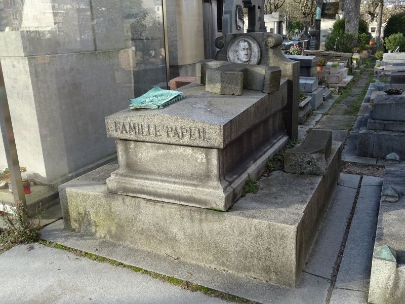Cimetière du Père Lachaise - APPL - PAPEIL Henry Xavier (1819-1898)