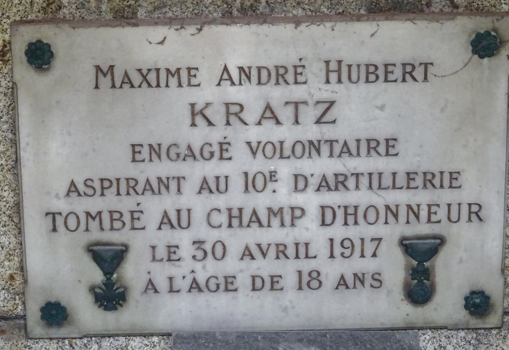 Cimetière du Père Lachaise - APPL - KRATZ Henri (1859-1940)