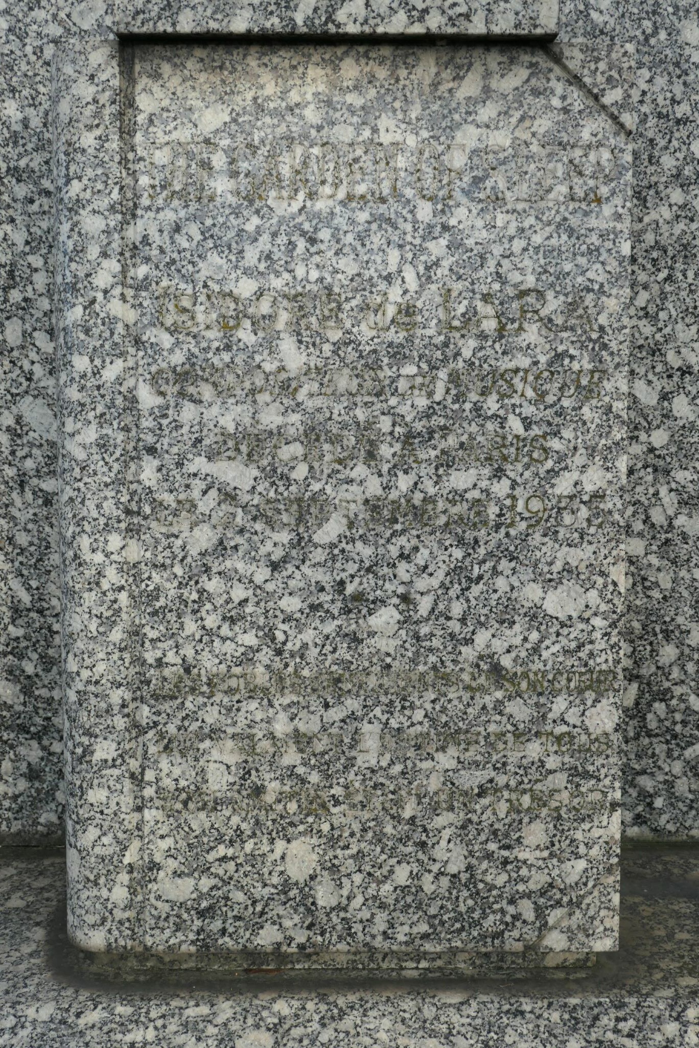 Cimetière du Père Lachaise - APPL - LARA, Isidore COHEN, dit de (1858-1935)