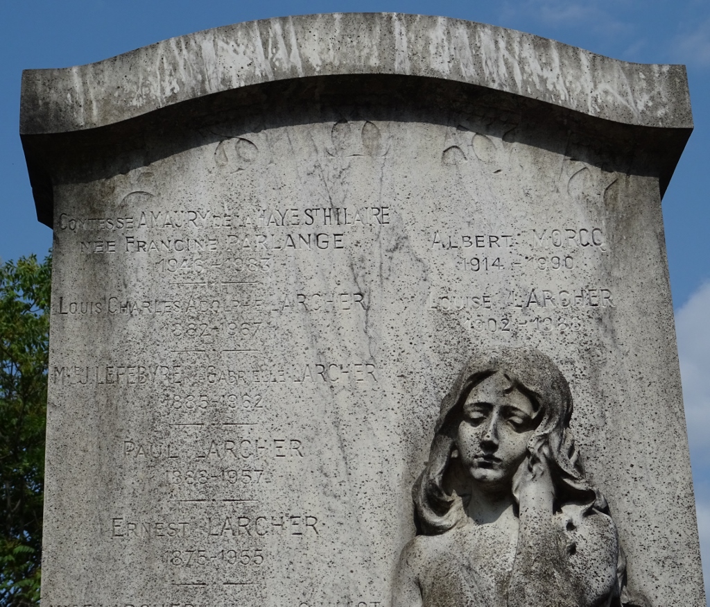 Cimetière du Père Lachaise - APPL - LARCHER Georges (1879-1926)