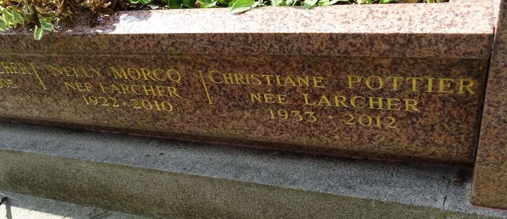 Cimetière du Père Lachaise - APPL - LARCHER Georges (1879-1926)