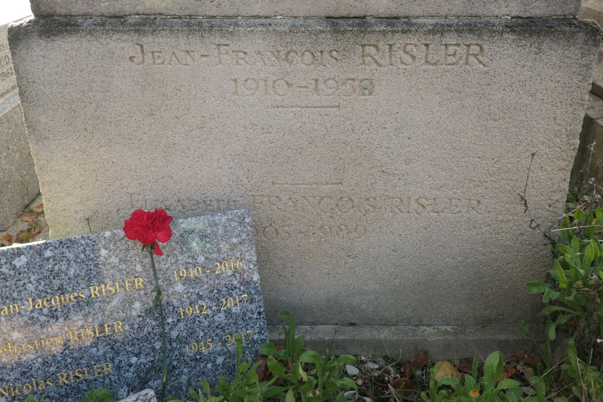 Cimetière du Père Lachaise - APPL - RISLER Jean-Jacques (1940-2016)