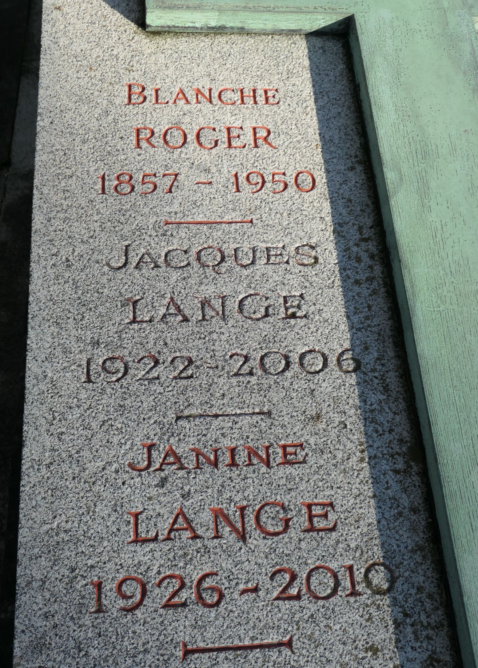 Cimetière du Père Lachaise - APPL - ROGER Raphael (1847-1932)