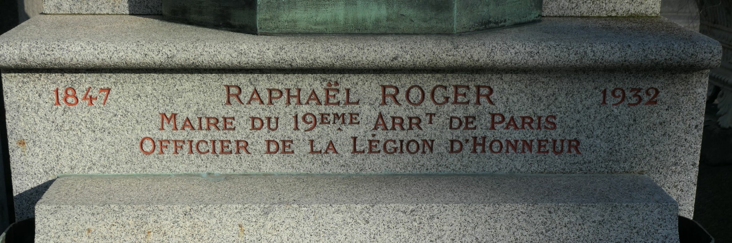 Cimetière du Père Lachaise - APPL - ROGER Raphael (1847-1932)