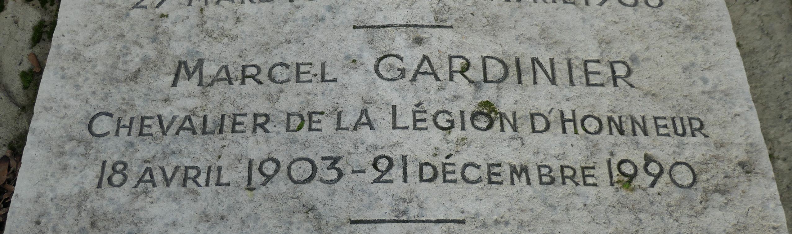 Cimetière du Père Lachaise - APPL - GARDINIER Jean (1892-1977)