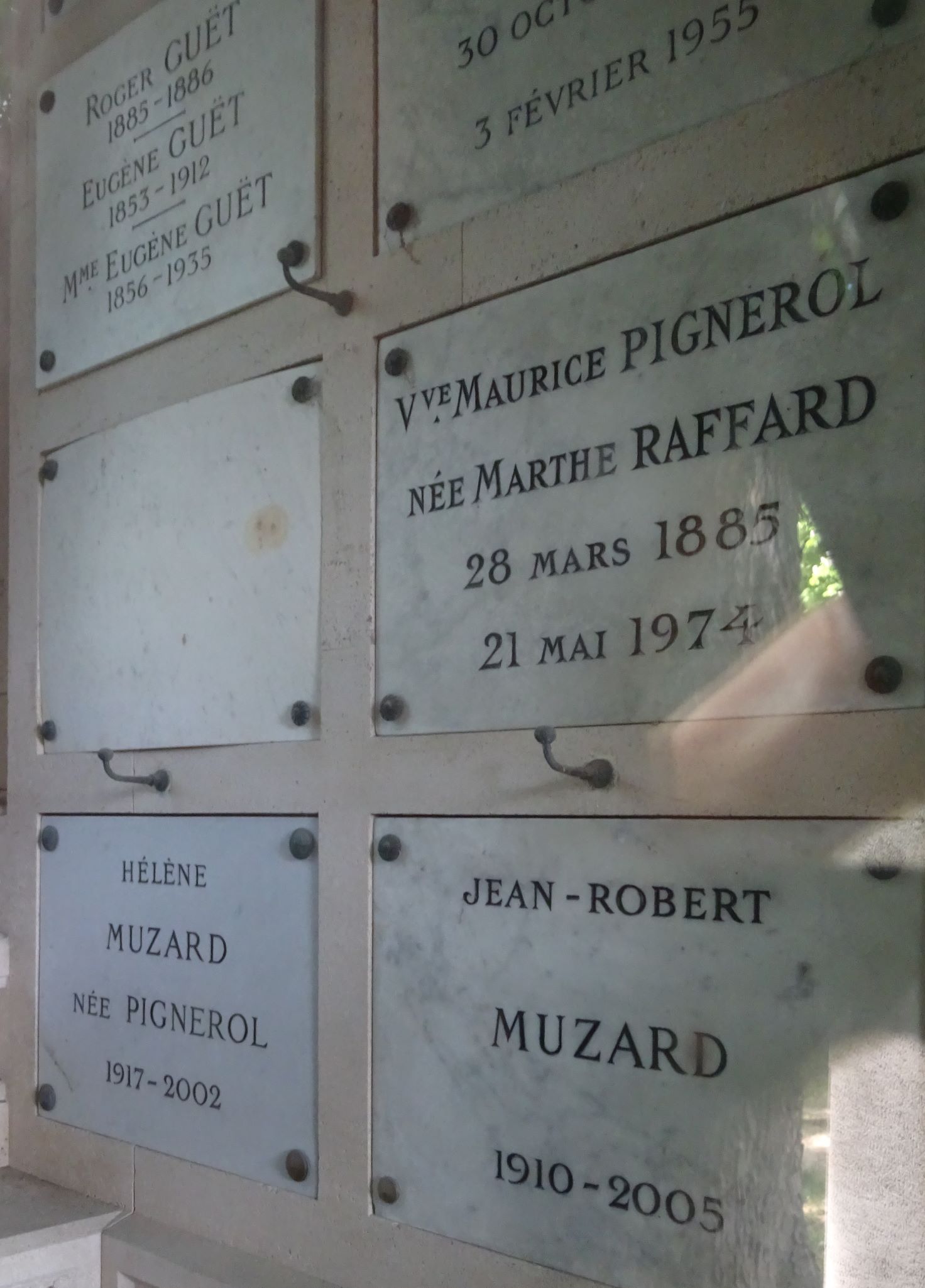 Cimetière du Père Lachaise - APPL - PIGNEROL Henri Maurice (1878-1955)